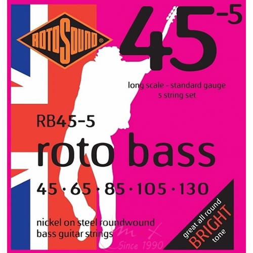 Rotosound RB45-5 045-130 Rotobass Žice za petožičani bas