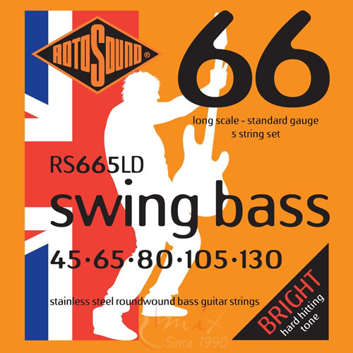 Rotosound RS665LD 045-130 Swing Bass 66 Žice za petožičanu bas gitaru