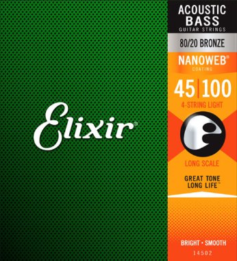 ELIXIR 14502 DEBLJINA 045-100 NANOWEB SERIJA ŽICE ZA BAS GITARU