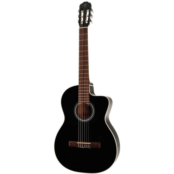 Takamine GC2CE-BLK Klasična ozvučena gitara Crna boja