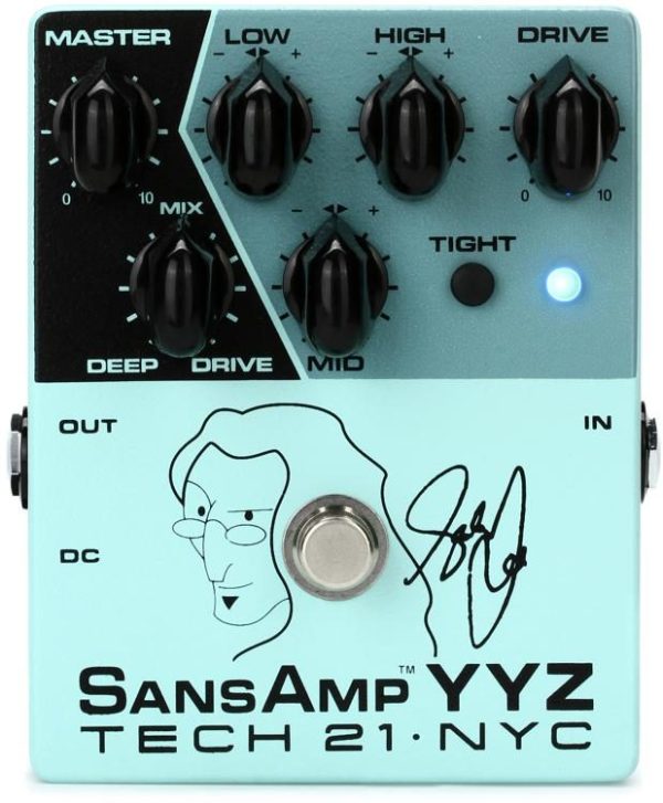 Tech21 YYZ Geddy Lee Signature Sansamp Bas pedala