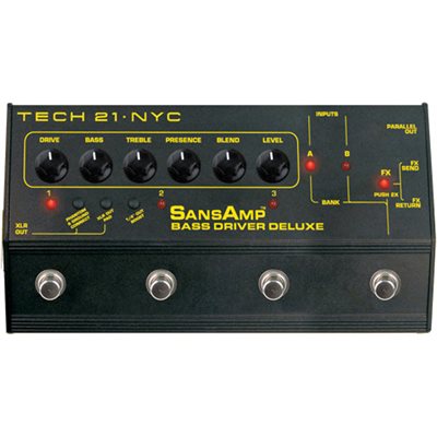 TECH21 BSDR-DLX BASS DRIVER DELUXE PEDALA ZA BAS GITARU