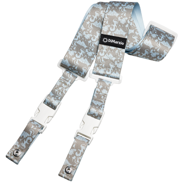 DIMARZIO DD2253 STEVE VAI UTOPIA™ CLIPLOCK® STRAP, GRAY/LIGHT BLUE KAIŠ ZA GITARU