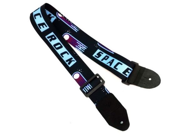 WAKERTONE GS2 GUITAR STRAP – SPACE ROCK KAIŠ ZA GITARU SA KOŽNIM KRAJEVIMA