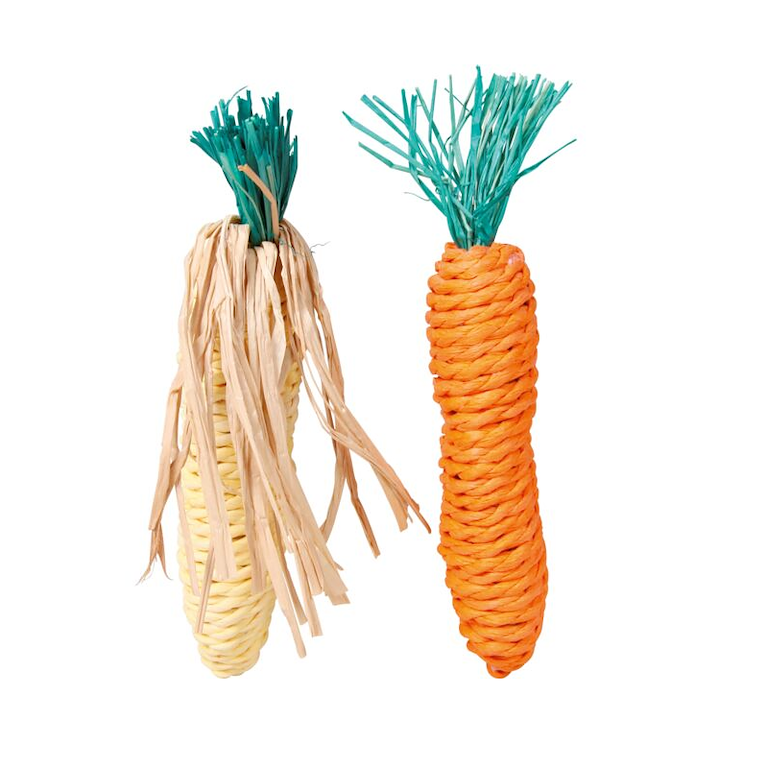 Trixie igračka za glodare u obliku kukuruza i šargarepe
