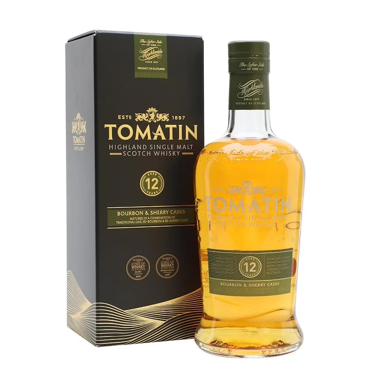 Tomatin Aged 12 Years - Bourbon & Sherry Casks
Tomatin Aged 12 Years - Bourbon & Sherry Casks