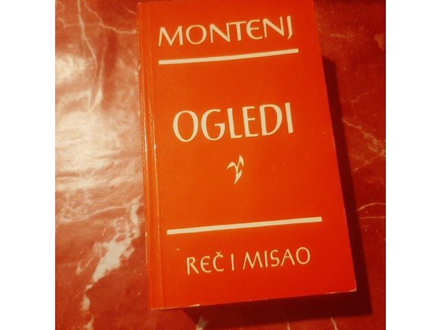 r4  Mišel de Montenj - Ogledi