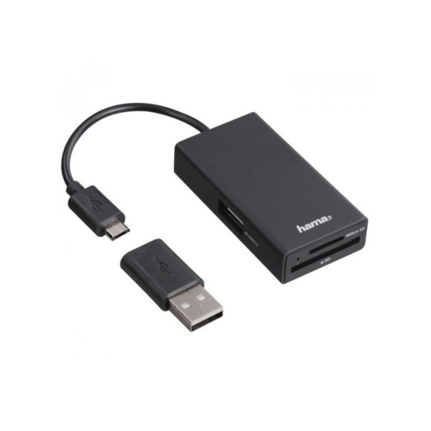 HAMA Čitac Kartica USB 2.0 OTG Hub