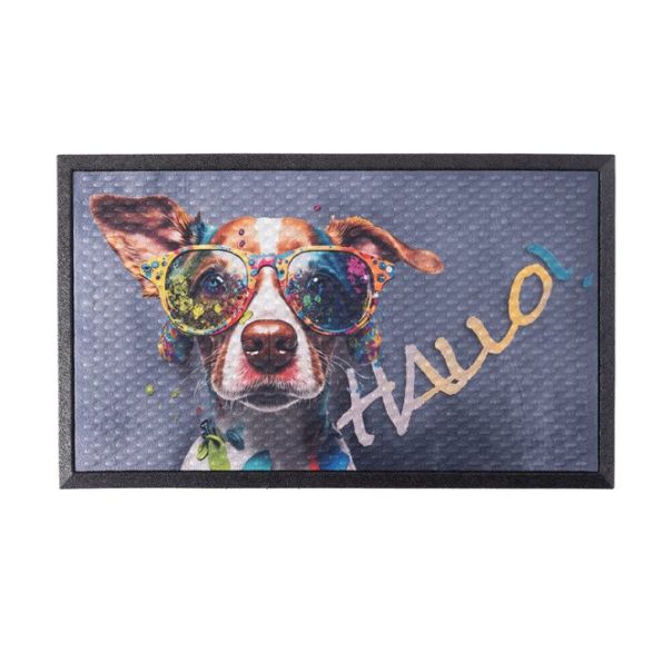 MULTY HOME Otirač gumeni 45x75 Hipster dog