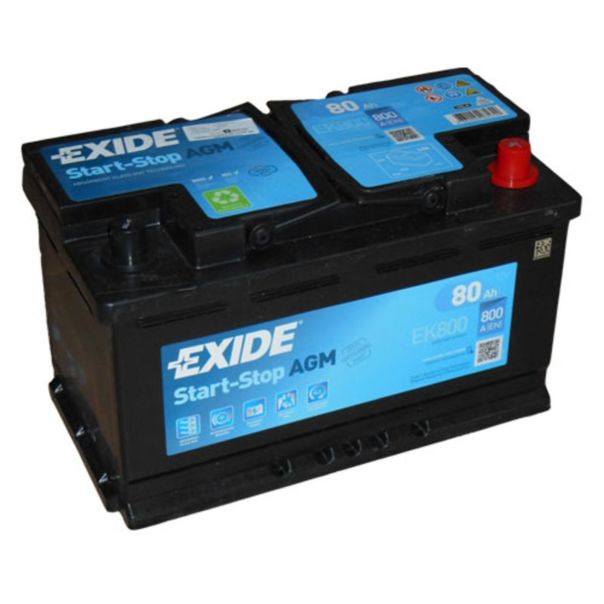 EXIDE Akumulator za automobile 12V80D AGM
