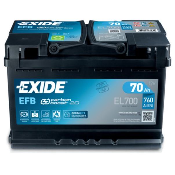EXIDE Akumulator za automobile 70D EFB