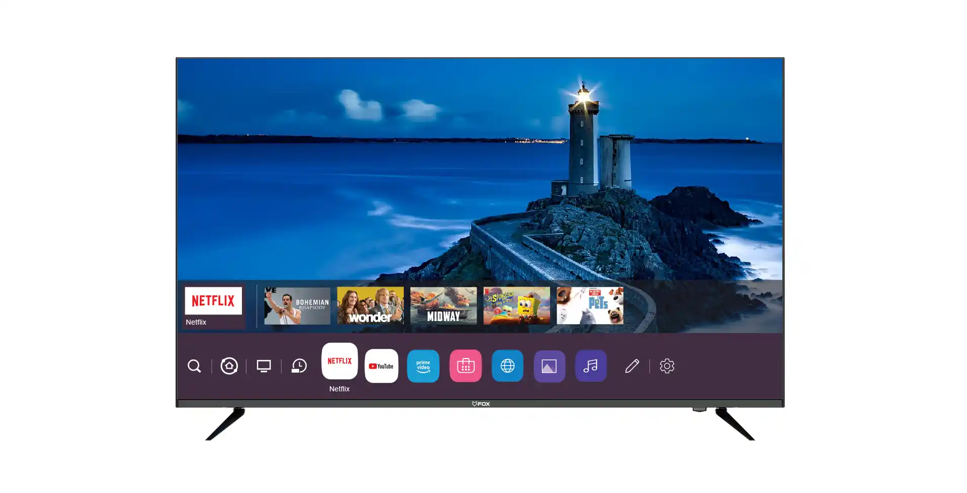 SMART LED TV 50 FOX 50WOS640E 3840×2160/UHD/4K/DVB-T2/S2/C WEBOS