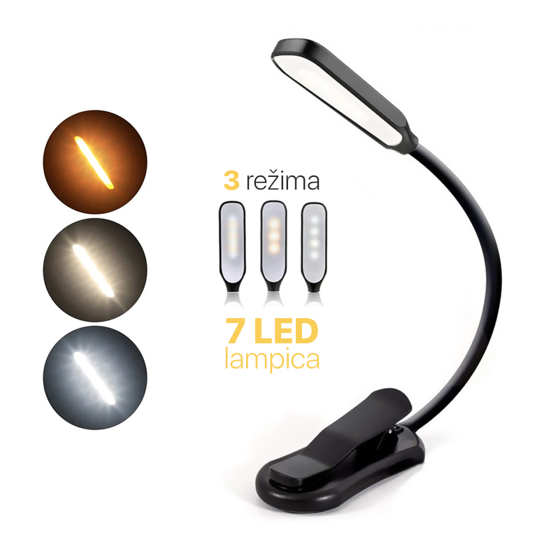 LED LAMPA EL01 CRNA