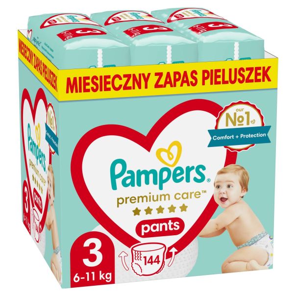 PAMPERS Pelene Pants MSB 3 6-11 kg 144 kom.