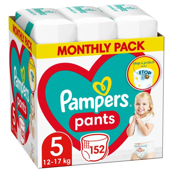 PAMPERS Pelene Pants Monthly pack S5 MSB 12-17 kg 152 kom.