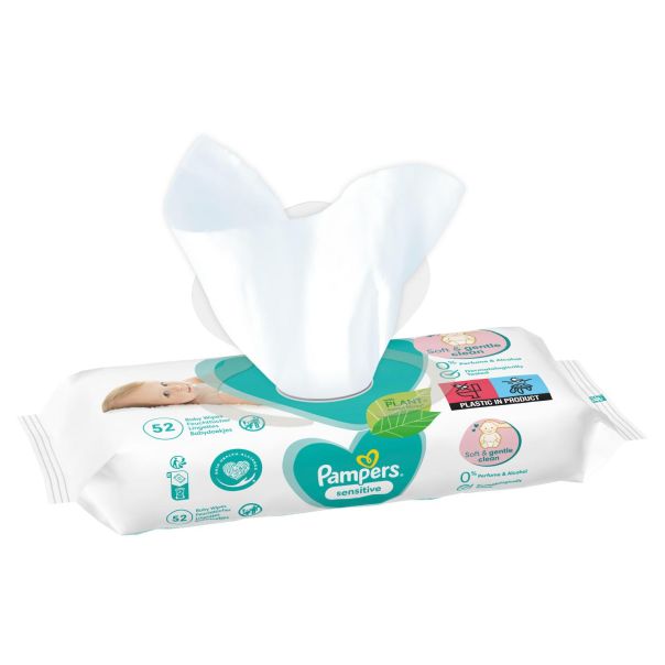 PAMPERS Vlažne maramice Sensitive 52 kom.