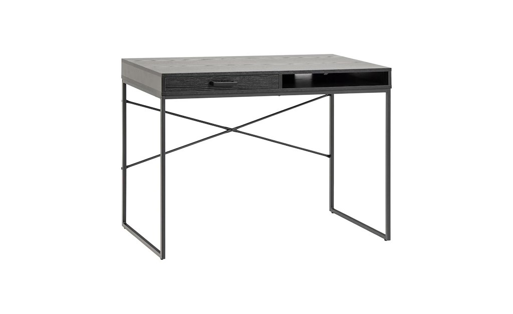 Seaford radni sto 110x45x75 cm crni