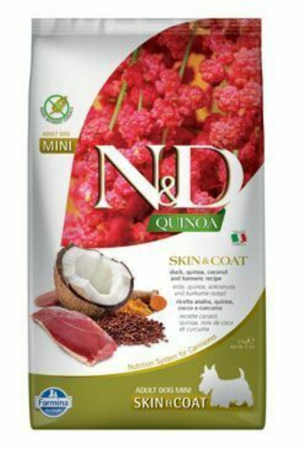 N&D QUINOA SKIN&COAT HERRING&COCONUT MINI