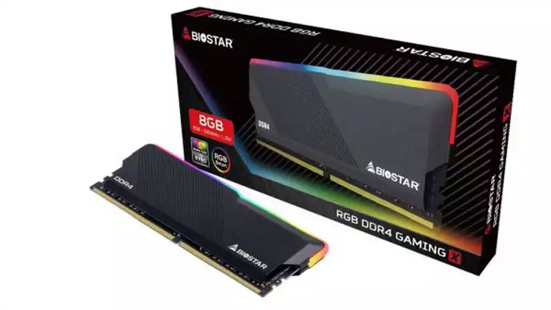 MEMORIJA DDR4 8GB 3600MHZ BIOSTAR RGB GAMING X