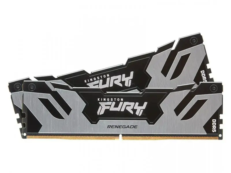 KINGSTON DIMM DDR5, 32GB (2X16GB KIT) 7200MT/S, FURY RENEGADE SILVER (KF572C38RSK2-32)