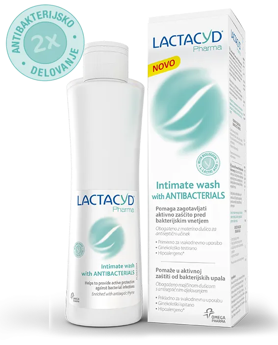 LACTACYD Pharma Antibacterials 250ml intimna kupka
