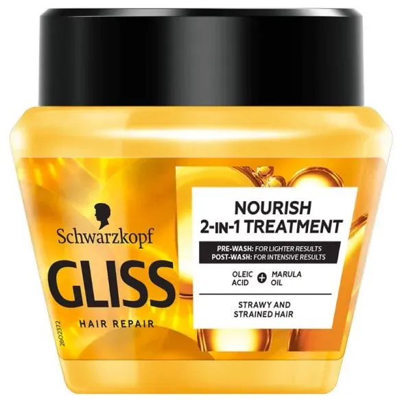 GLISS uljana hranljiva maska za kosu 2/1 300ml