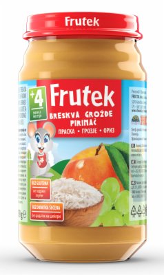 KAŠICA BRESKVA+RIŽA+GROŽĐE FRUTEK 190G
KAŠICA BRESKVA+RIŽA+GROŽĐE FRUTEK 190G