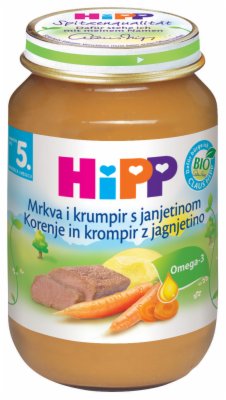 KASICA SARGAREPA+KROMPIR+JAGNJETINA HIPP 190G
KASICA SARGAREPA+KROMPIR+JAGNJETINA HIPP 190G