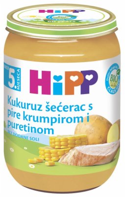 KASICA KUKURUZ SECERAC+PIRE+CURETINA HIPP 190G
KASICA KUKURUZ SECERAC+PIRE+CURETINA HIPP 190G