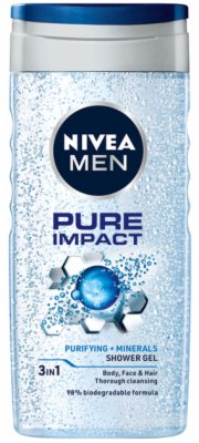 GEL ZA TUSIRANJE MEN PURE IMPACT NIVEA 250ML
GEL ZA TUSIRANJE MEN PURE IMPACT NIVEA 250ML