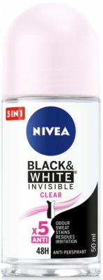 DEO ROLL-ON BLACK&WHITE CLEAR NIVEA 50ML
DEO ROLL-ON BLACK&WHITE CLEAR NIVEA 50ML