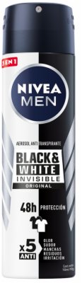 DEO SPREJ MEN BLACK&WHITE INVISIBLE NIVEA 150ML
DEO SPREJ MEN BLACK&WHITE INVISIBLE NIVEA 150ML