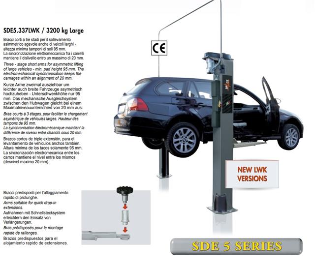 Dizalica dvostubna, elektro-mehanička sa dva sinhronizovana motora nosivosti 3200 kg razmak izmeću stubova 2650 mm SPACE