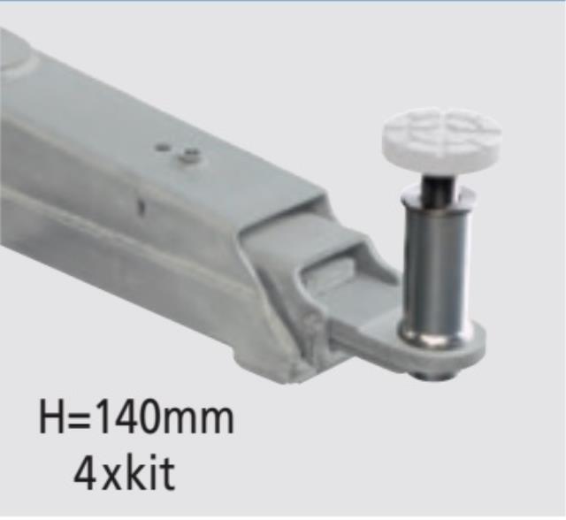 Produžne čaure za dvostubnu dizalicu, visina 140 mm 4/1 SPACE