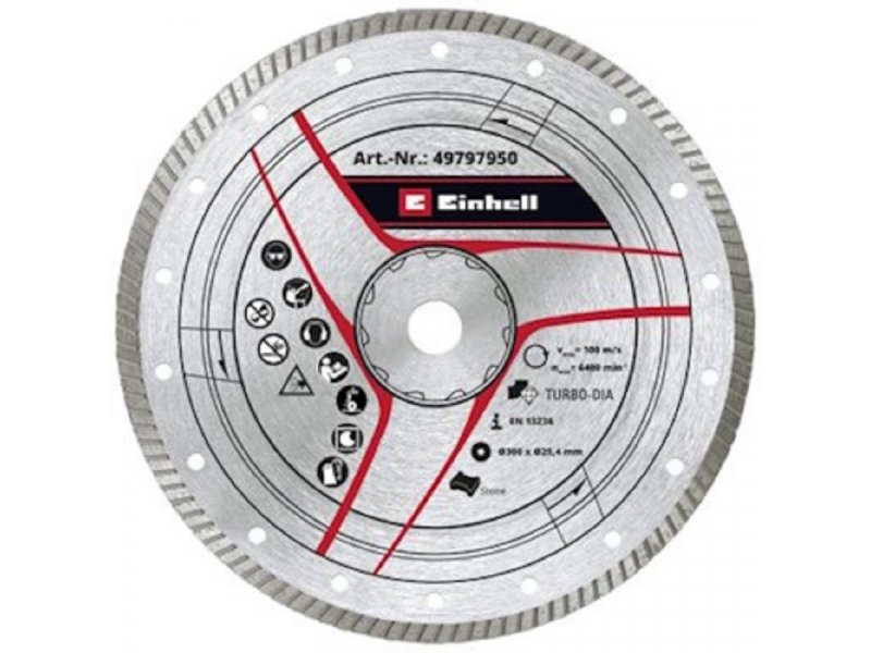 EINHELL KWB DIJAMANTNA REZNA PLOČA 300×25.4MM TURBO 49797950