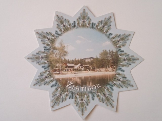 Zlatibor - Razglednica u Obliku Snežne Pahuljice -