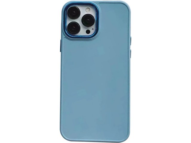 MCTK41-IPHONE 14 * Futrola  UTP  Shiny Lens Silicone Light Blue (169.)