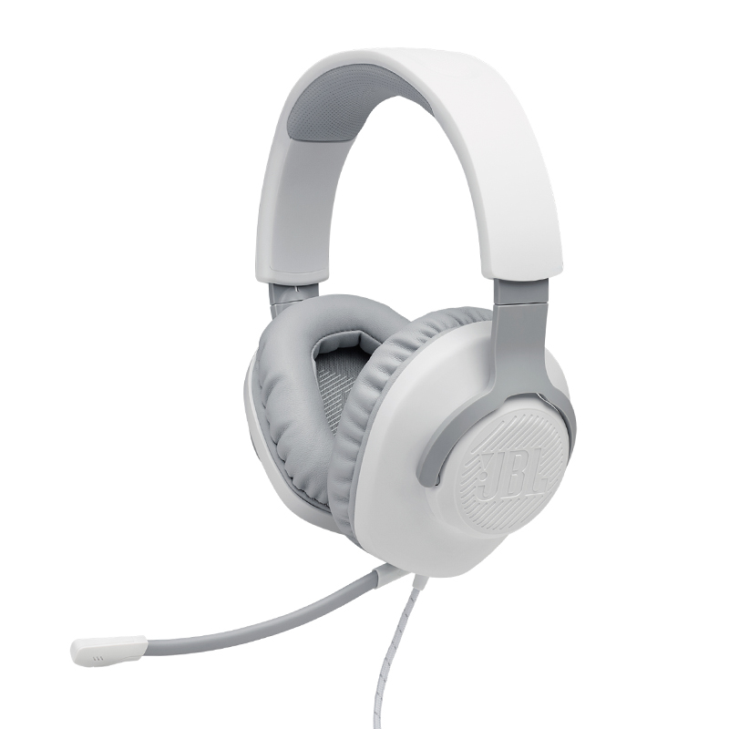 Slusalice JBL Quantum 100 Wired Over-Ear Gaming bele Full ORG (QUANTUM100-WH) (MS)
