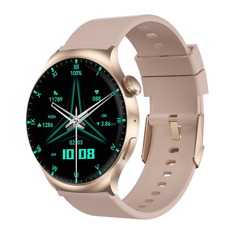 Smart Watch DT4 Mate zlatni (silikonska narukvica) (MS)
