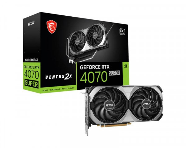 MSI nVidia GeForce RTX 4070 12GB RTX 4070 SUPER 12G VENTUS 2X OC