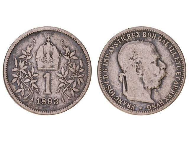 Austrija 1 corona 1893