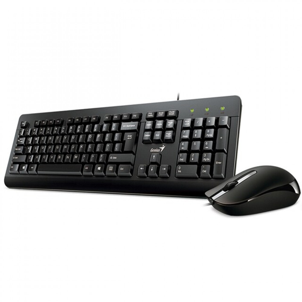 GENIUS Komplet tastatura i miš KM-160B , USB, BLACK,US *I