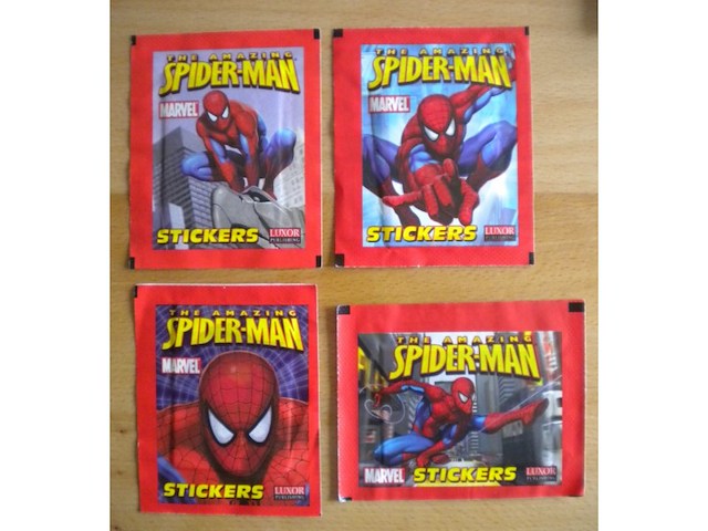 Neotvorene kesice `The Amazing Spider-Man` 4 komada