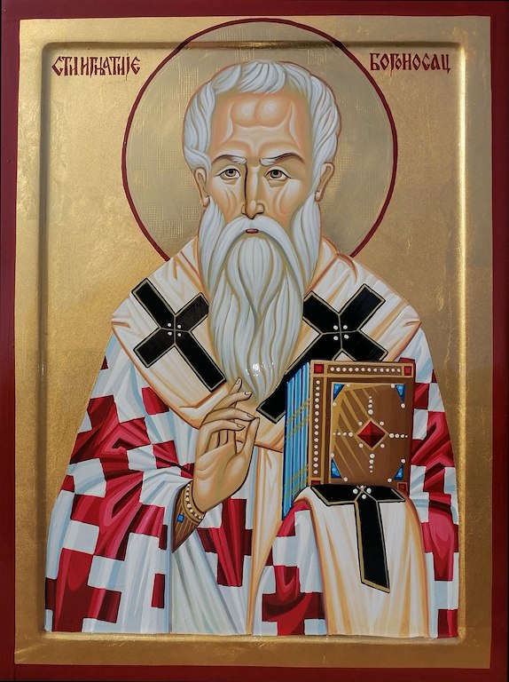 Ikona Sveti Ignjatije Bogonosac, dimenzije 40x30 cm