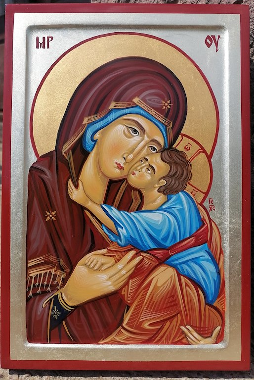 Ikona Presveta Bogorodica, dimenzije 40x30 cm