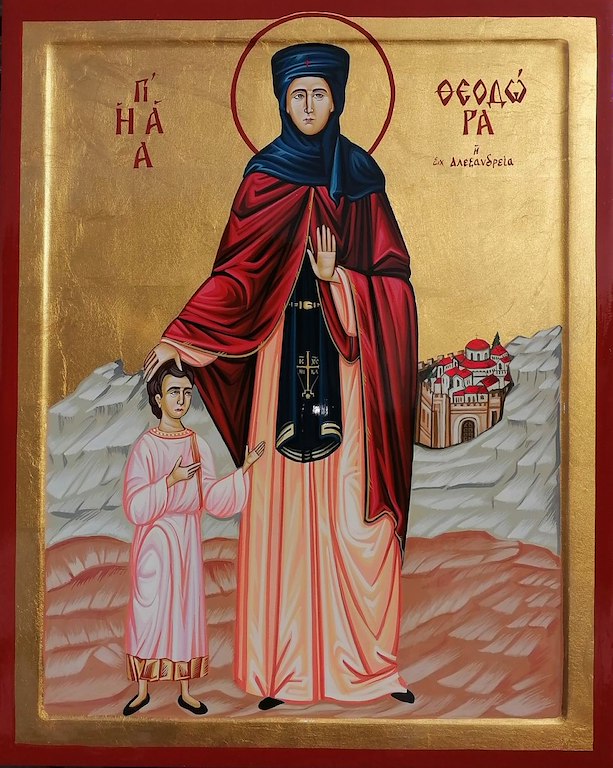 Ikona- Sveta Teodora, dimenzije 50x40cm