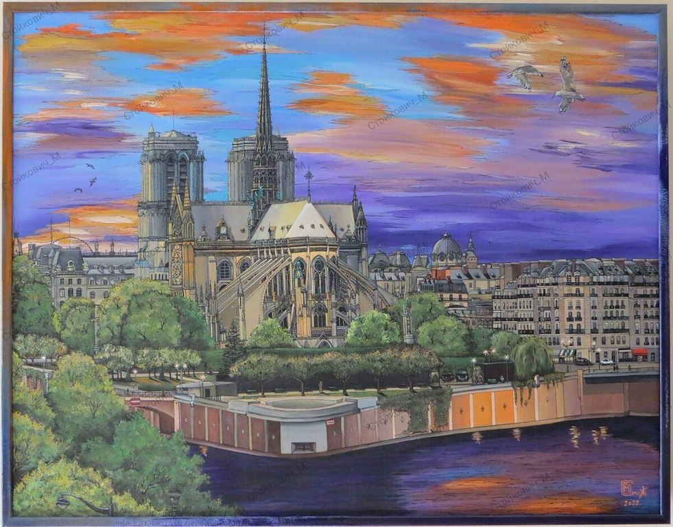 Notre Dame Pariz. Pariz. Francuska