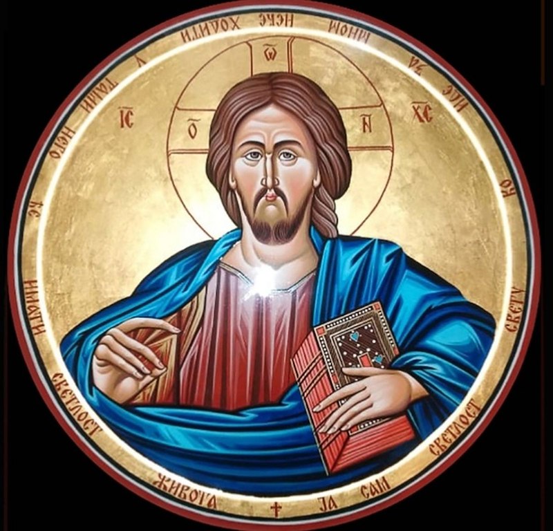 Ikona Gospoda Isusa Hrista, dimenzije 50x50cm