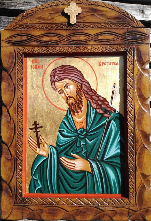 Ikona- Sveti Jovan Krstitelj 30x40cm