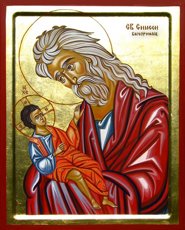 Sveti Simeon Bogoprimac- ikona 40x50 cm